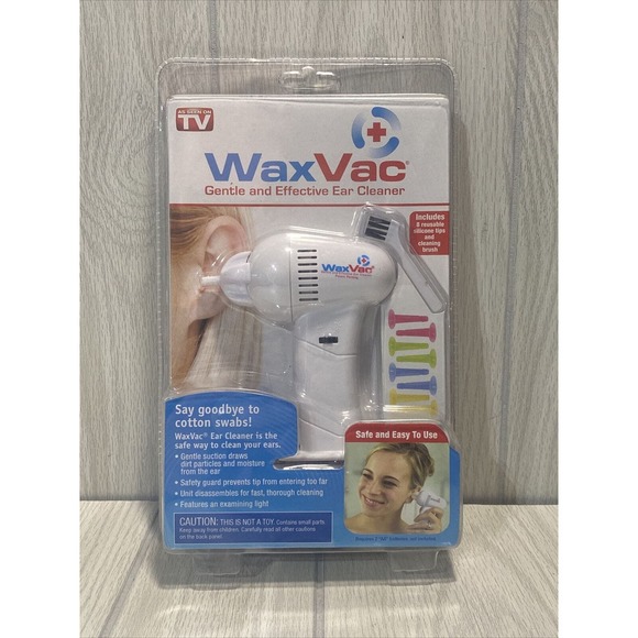 WaxVac | Headphones | Wax Vac Ear Cleaner Battery Operated Wax Remover Vaccum Aa Seen On Tv New ...